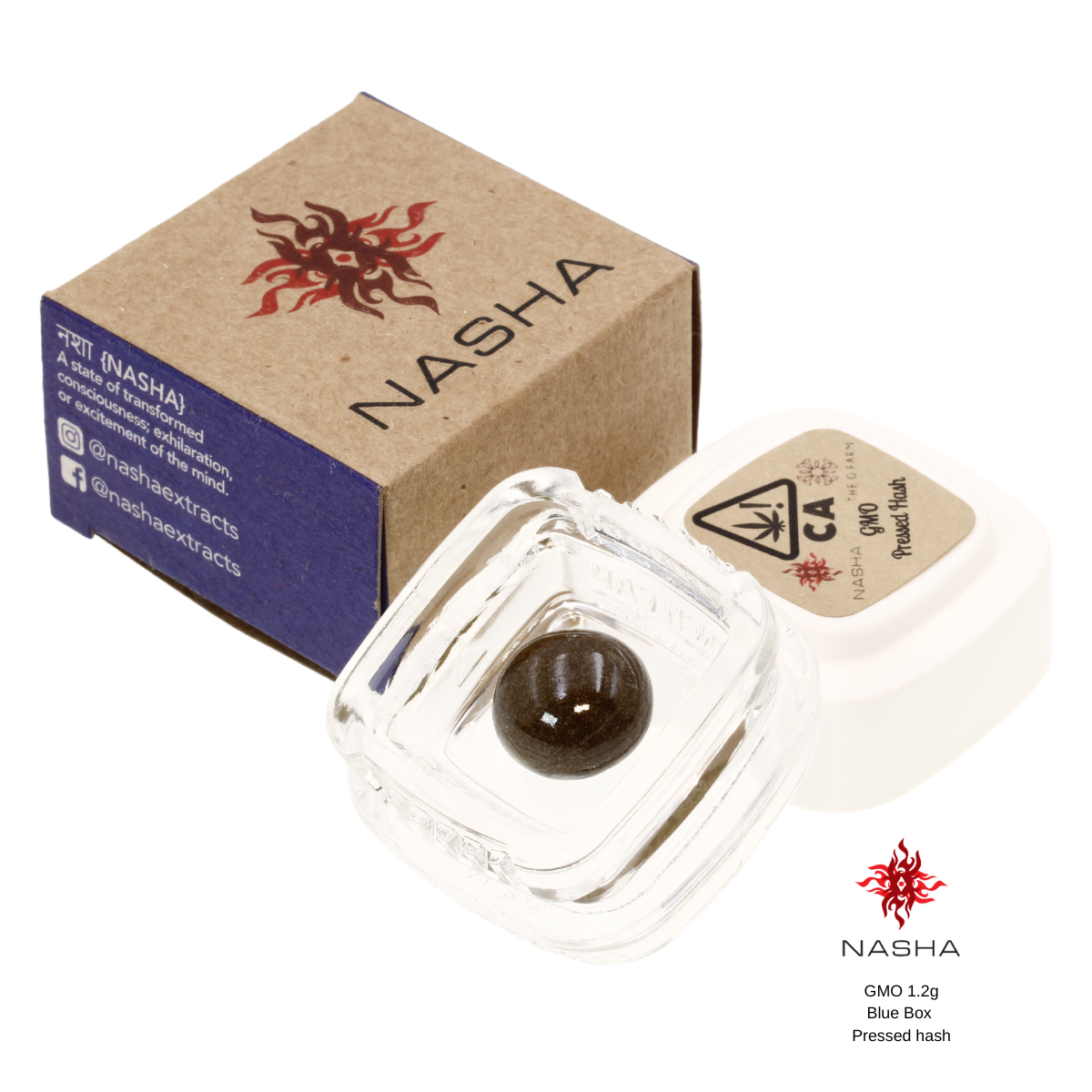 Nasha Blue Pressed 1.2g GMO - Kiva Customer Portal